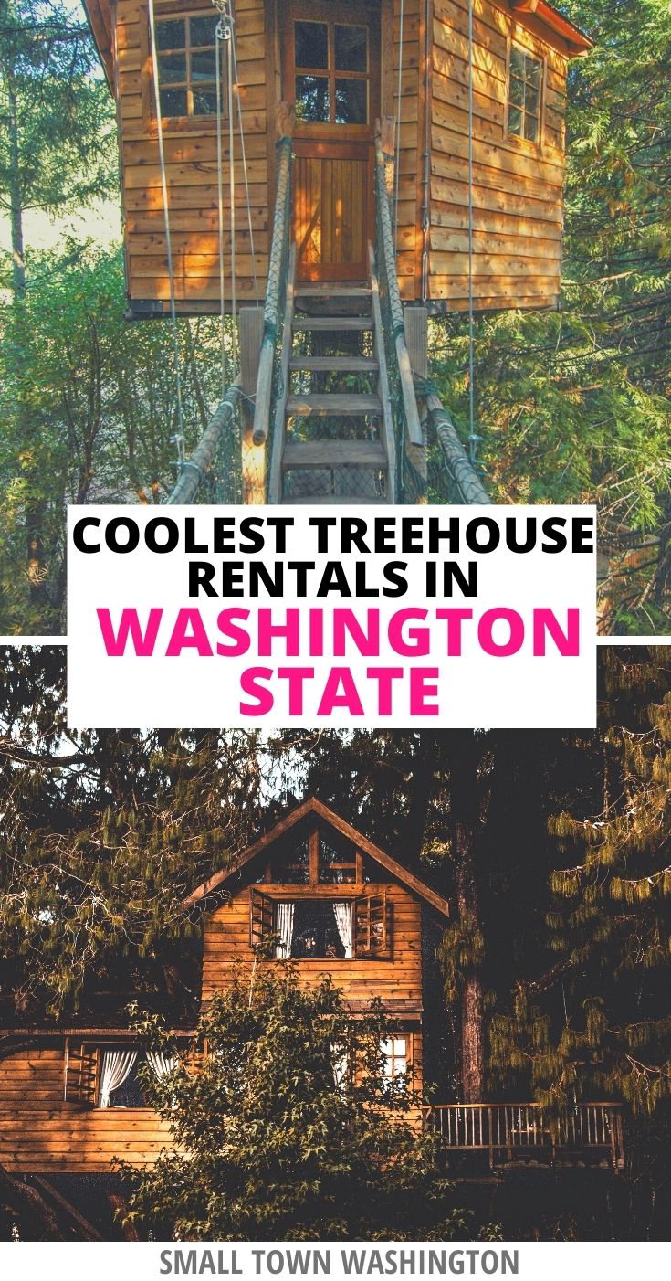 23 Epic Treehouse Rentals in Washington State Worth Booking • Small ...
